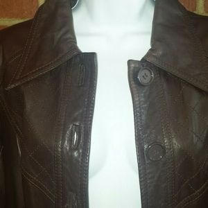 Split End Ltd. | Jackets & Coats | Split End Full Length Leather Trench ...